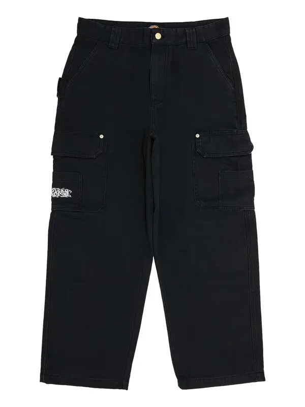 Supreme X Dickies Flannel Lined Cargo Pant - Black