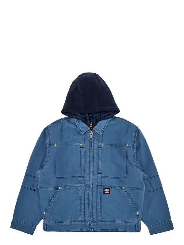 Supreme Hooded Work Jacket - Blue