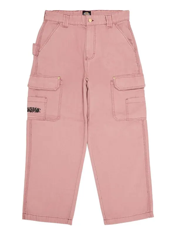 Supreme X Dickies Flannel Lined Cargo Pant - Pink