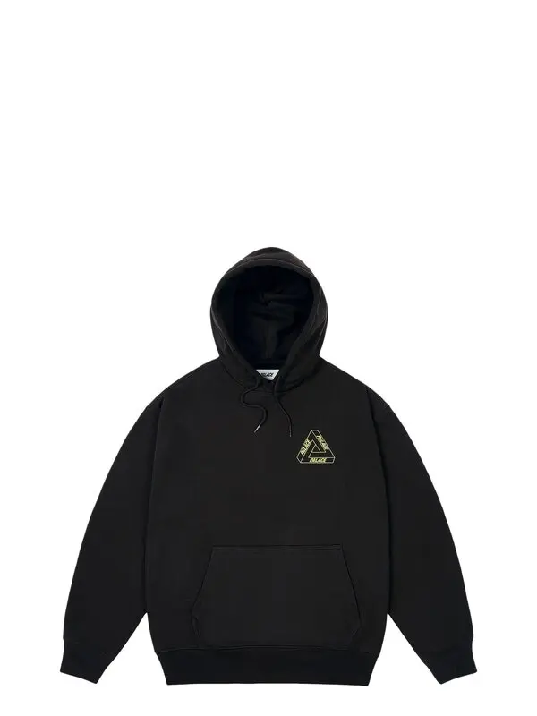 PALACE Glow Tri-ferg Hood - Black