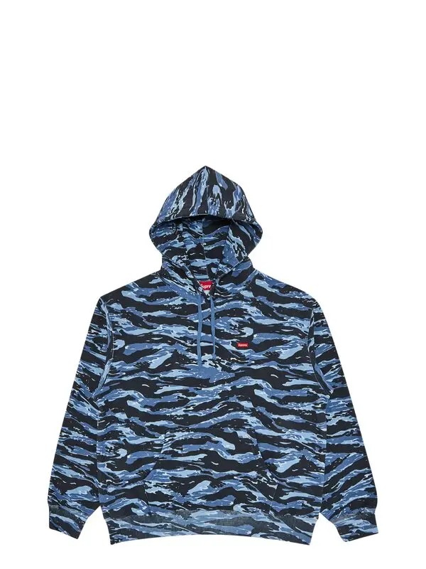 Supreme Small Box Hooded Sweatshirt - Blue