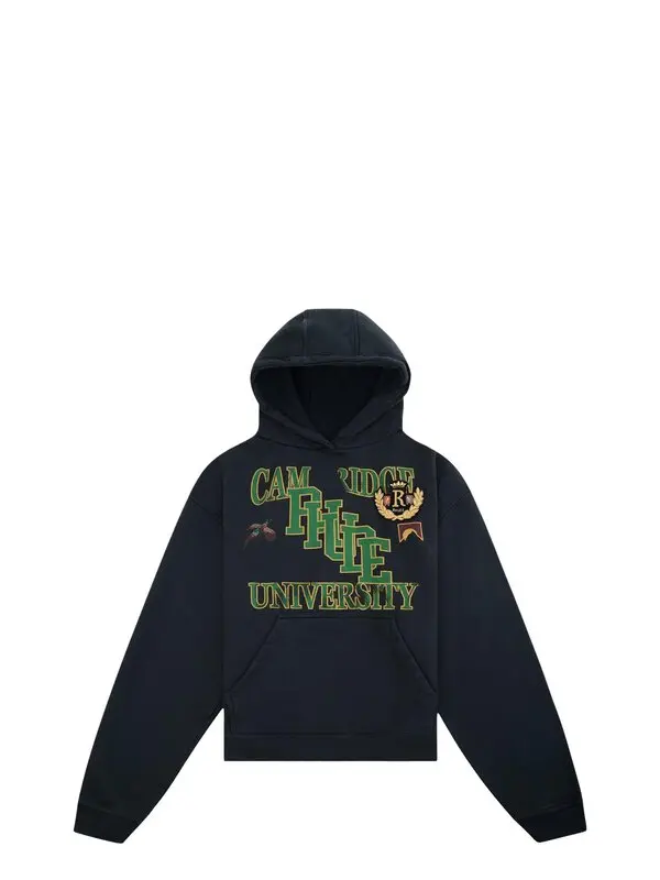Rhude University Hoodie - Black