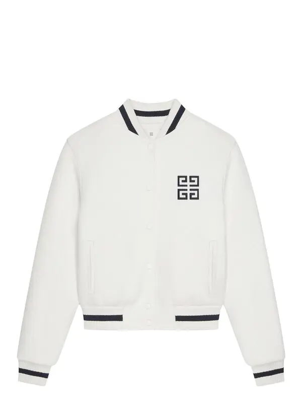 Givenchy Easy-fit Varsity Jacket - White