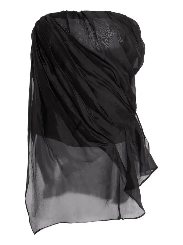 THE GARMENT Gilian Draped Bustier Top - Black