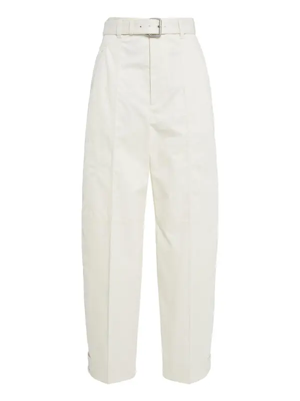 Bottega Veneta Belted Barrel Pants - Neutral