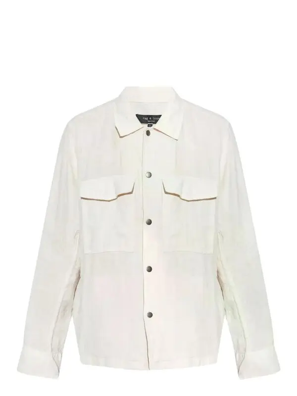 Rag & Bone Linen Shirt Jacket - Neutrals