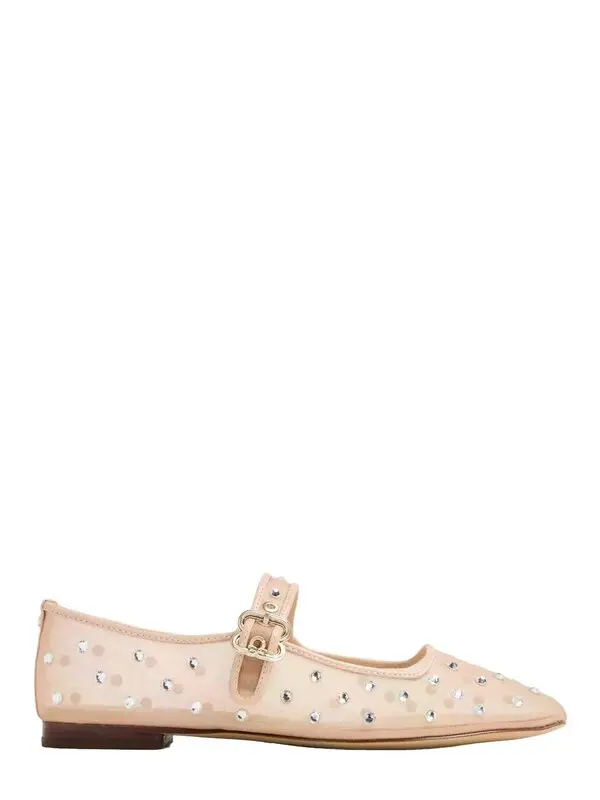 Sam Edelman Michaela Shine Mary Jane Ballet Flats - Pink
