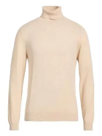 DANIELE FIESOLI Turtleneck Cashmere Sweater - Beige