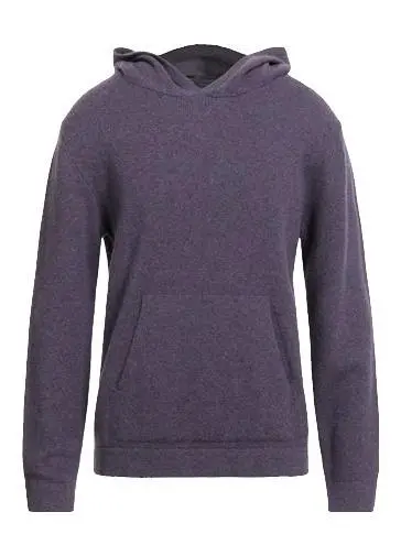 DANIELE FIESOLI Merino Wool Hooded Sweater - Purple