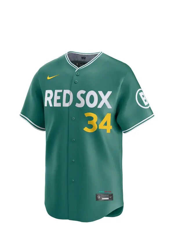Nike David Ortiz Boston Red Sox City Connect Mlb Limited Jersey - Green