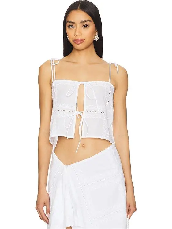 SNDYS. Asta Top - White