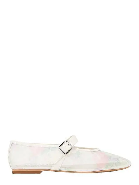 Steve Madden Dreaming Flats - Floral Mesh