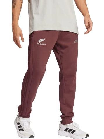 Adidas New Zealand Rugby All Blacks Pants - Maroon