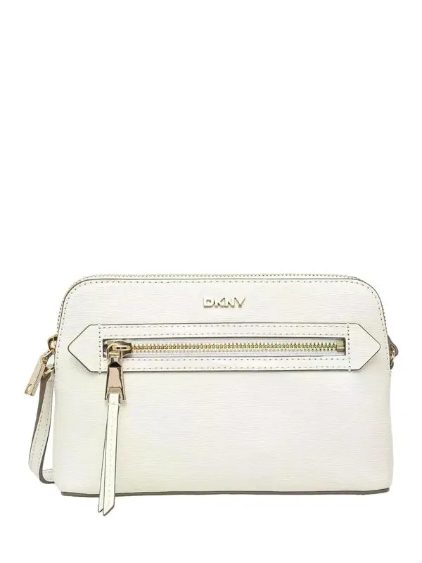 Dkny Leather Crossbody Bag - Neutrals
