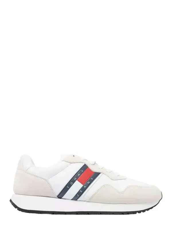 Tommy Hilfiger Leather Sneakers - White