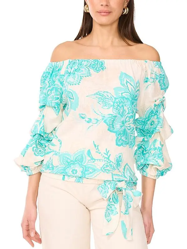 Vince Camuto Off-the-shoulder Top - Ocean Tide