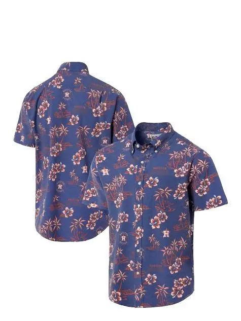 Reyn Spooner Houston Astros Kekai Performance Button-up Top - Navy