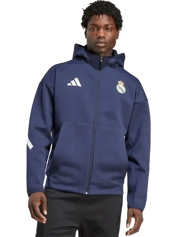 Adidas Real Madrid 2025/26 Anthem Full-zip Jacket - Navy