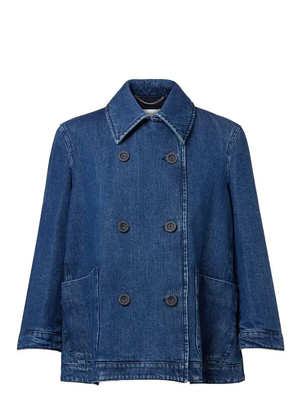 Altuzarra Hayden Double-breasted Denim Jacket - Blue