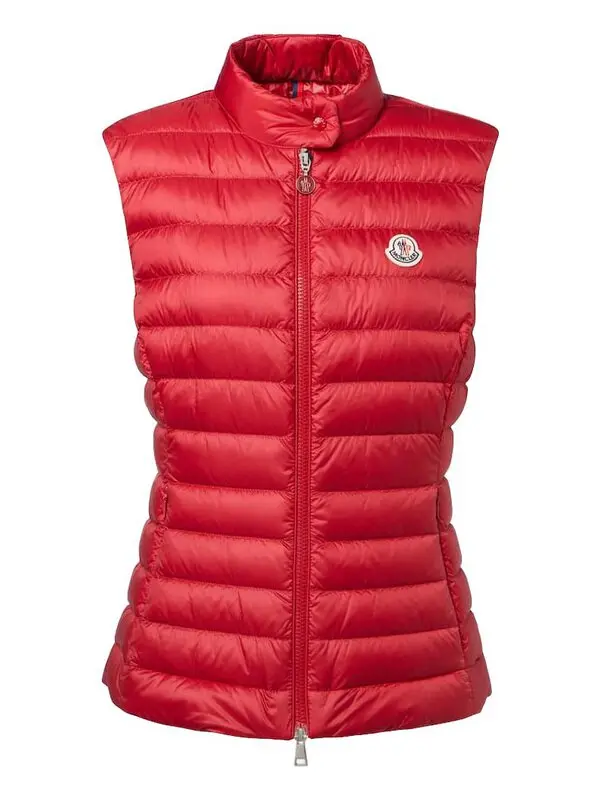 Moncler Igens Logo Down Vest - Red