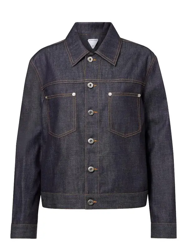 Bottega Veneta Indigo Denim Jacket - Blue