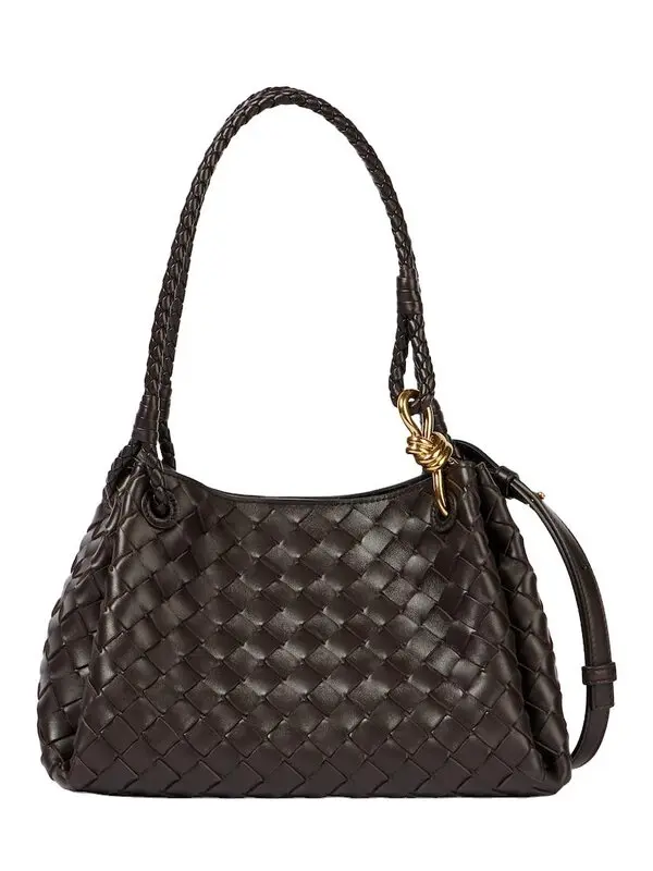 Bottega Veneta Parachute Medium Intrecciato Leather Tote Bag - Brown