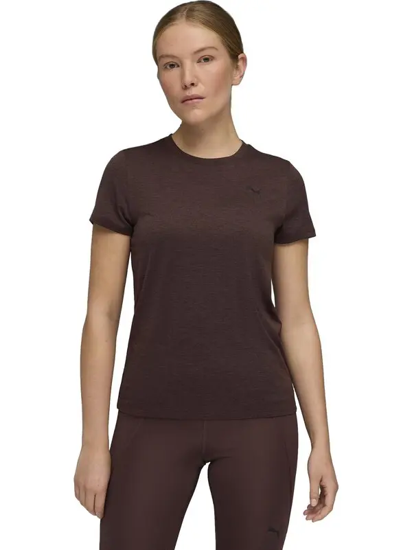 PUMA Heather Training T-shirt - Brown