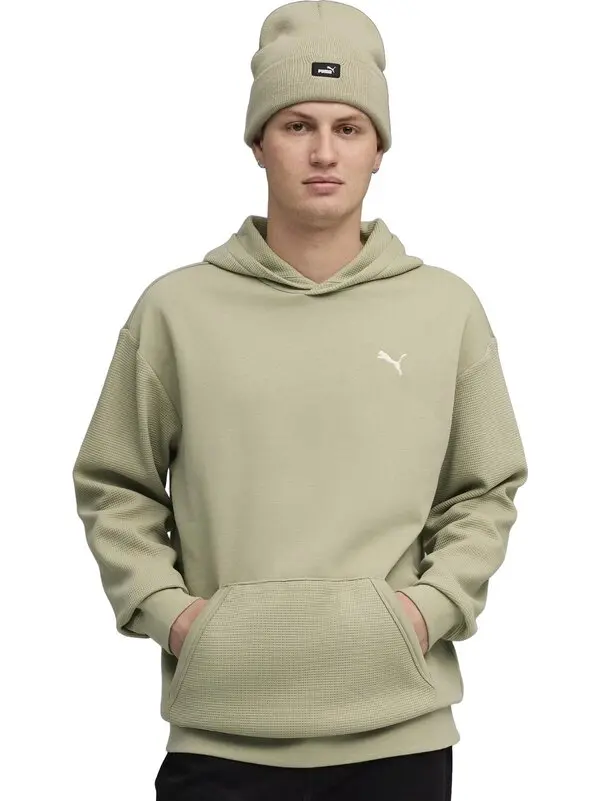 PUMA Relaxed Fit Fleece Hoodie - Green