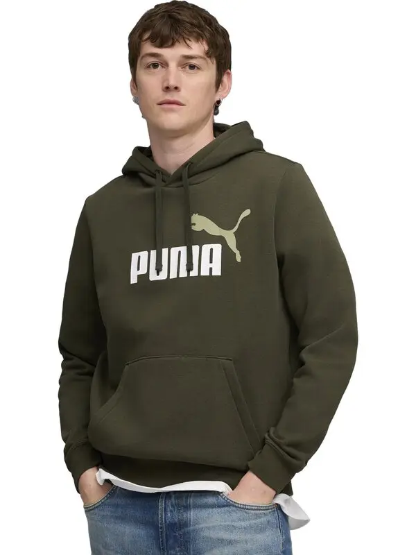 PUMA Logo Essentials Hoodie - Green