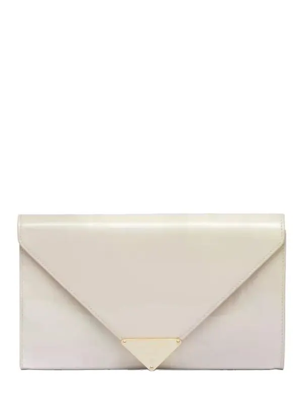 Prada Patent-leather Mini Bag - Neutrals