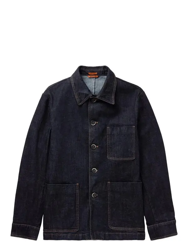 Barena Venezia Orno Denim Overshirt - Blue