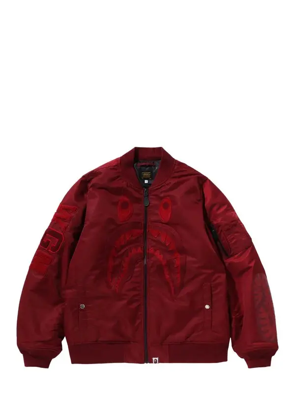 A BATHING APE Shark Ma-1 - Red