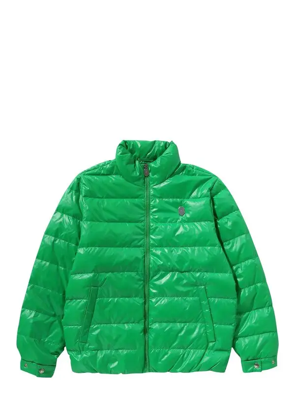 A BATHING APE Regular Fit Down Jacket - Green