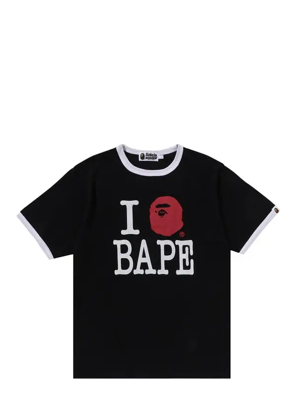 A BATHING APE Graphic Tee - Black