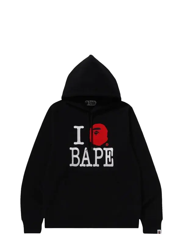 A BATHING APE Pullover Hoodie - Black