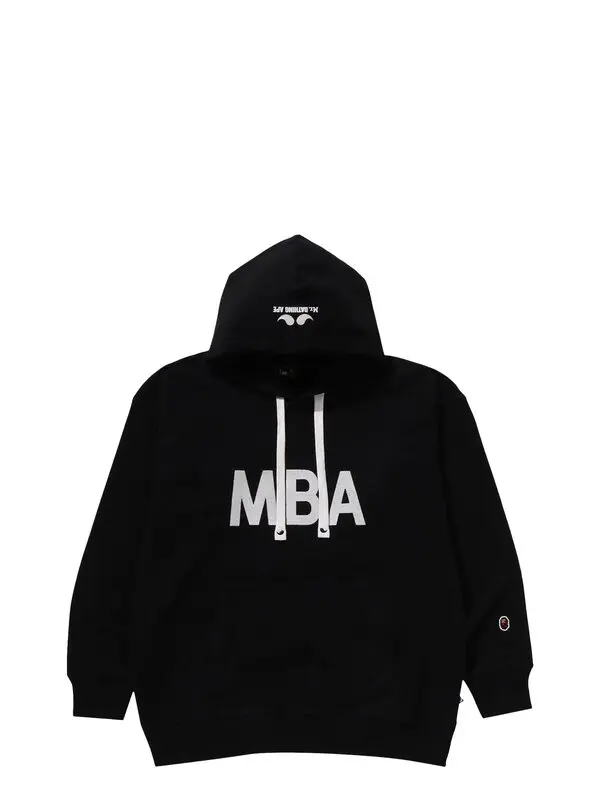 A BATHING APE Logo Pullover Hoodie - Black