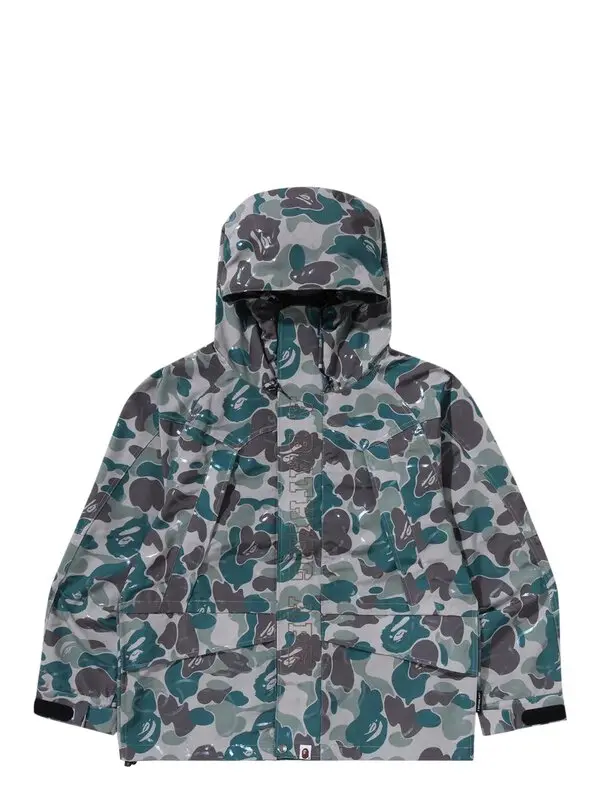 A BATHING APE Laminated Camo Snowboard Jacket - Tan