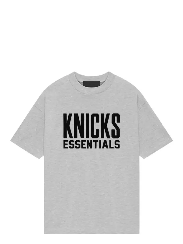 Fear Of God X Nba Knicks Tee - Grey