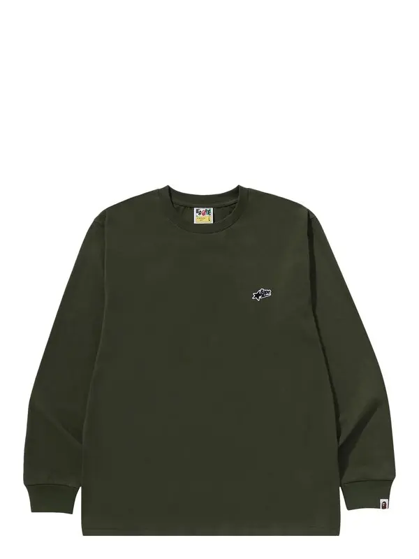 A BATHING APE Sta One Point Long-sleeve Tee - Green