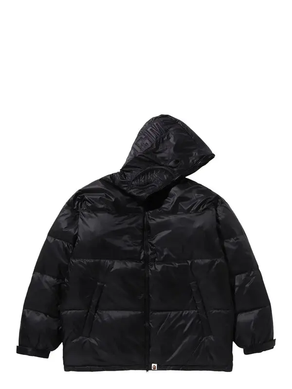 A BATHING APE Shark Relaxed Fit Down Jacket - Black