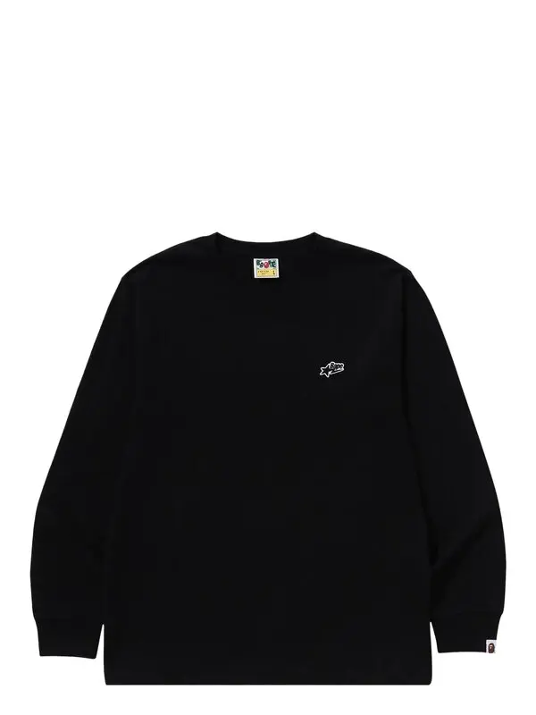 A BATHING APE Sta One Point Long-sleeve Tee - Black