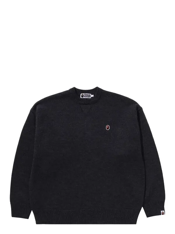 A BATHING APE Relaxed Fit Sweater - Black