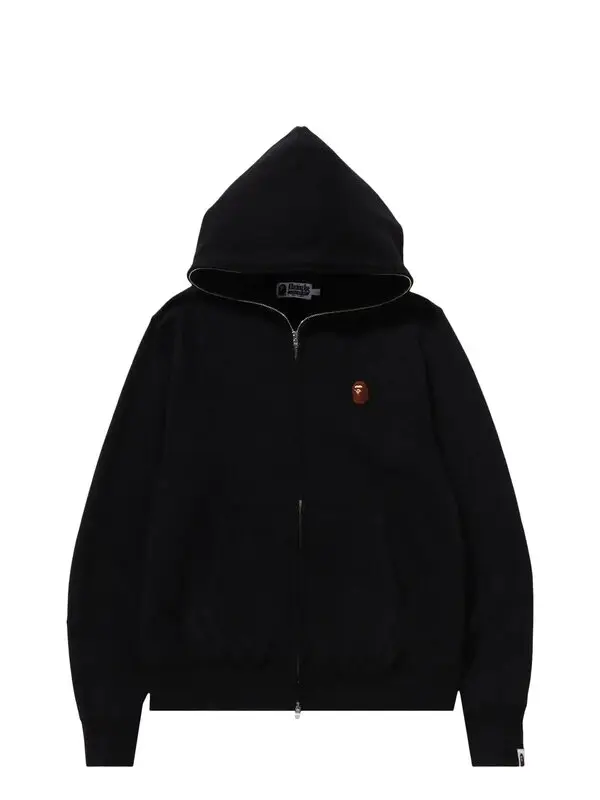 A BATHING APE One Point Full Zip Hoodie - Black