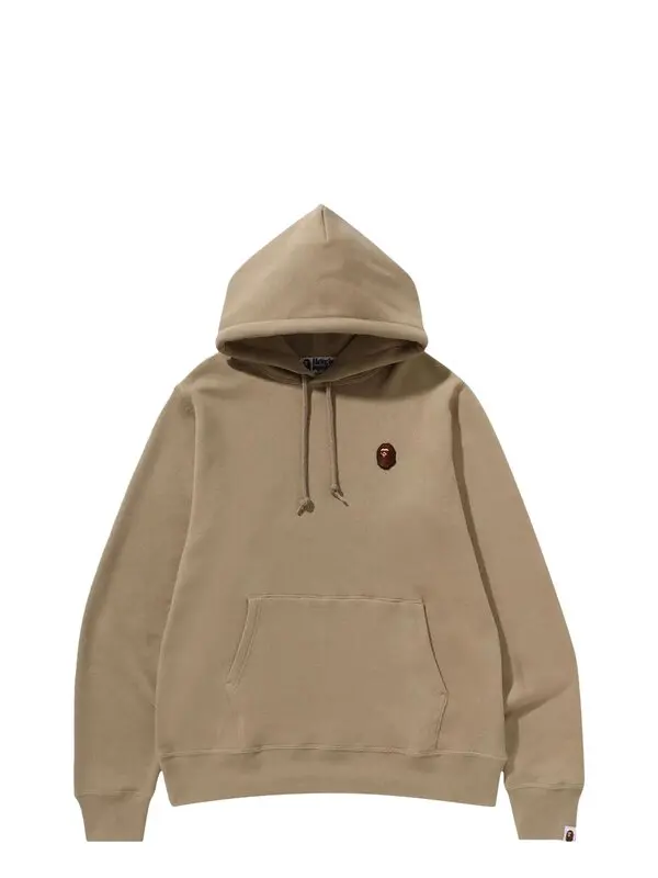 A BATHING APE One Point Pullover Hoodie - Tan