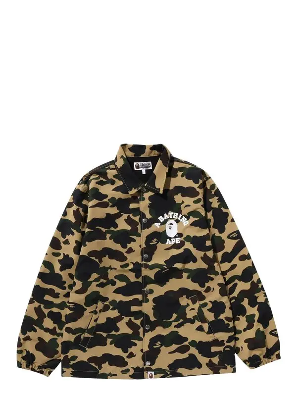 A BATHING APE 1st Camo Coach Jacket - Yellow