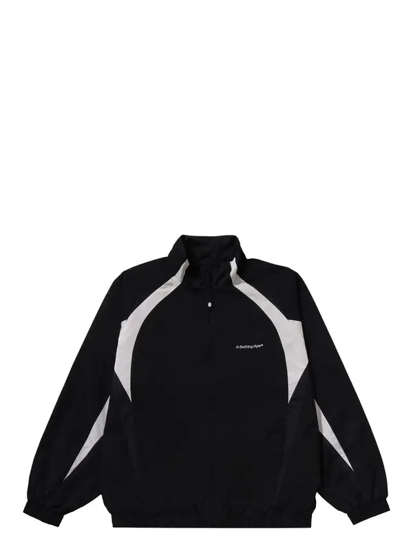 A BATHING APE Logo Track Jacket - Black