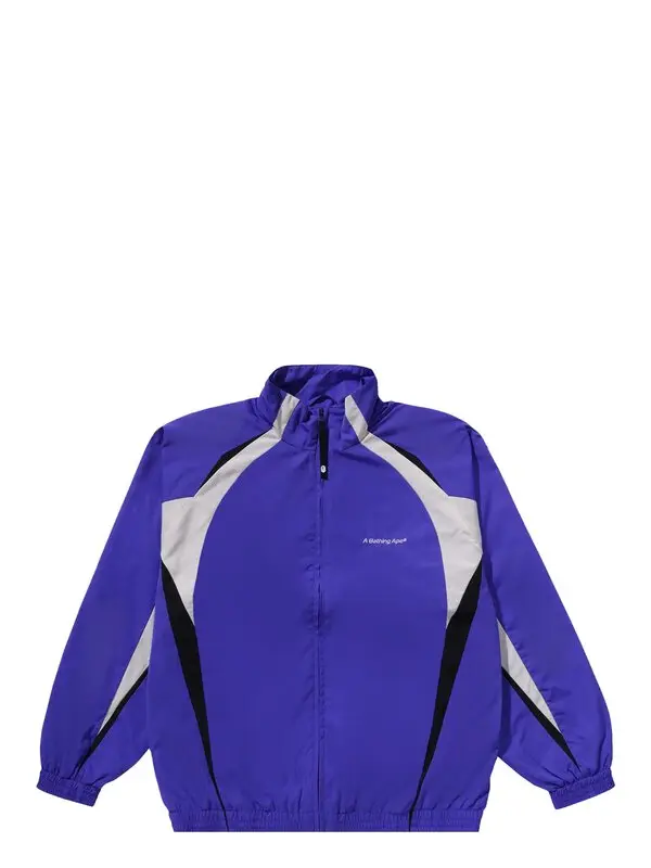 A BATHING APE Logo Track Jacket - Purple