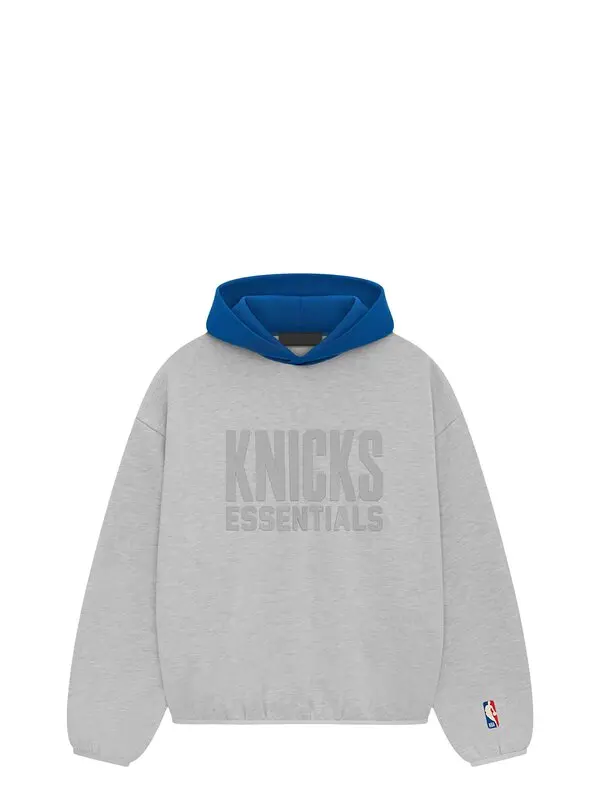 Fear Of God X Nba Knicks Hoodie - Grey
