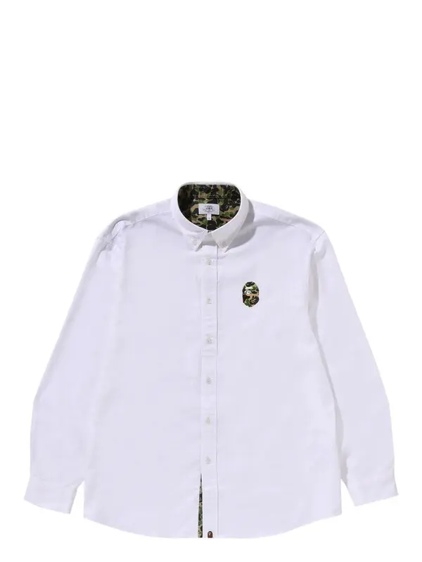A BATHING APE Relaxed Fit Shirt - White