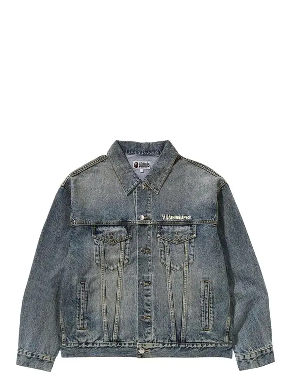 BAPE Denim Trucker Jacket - Blue